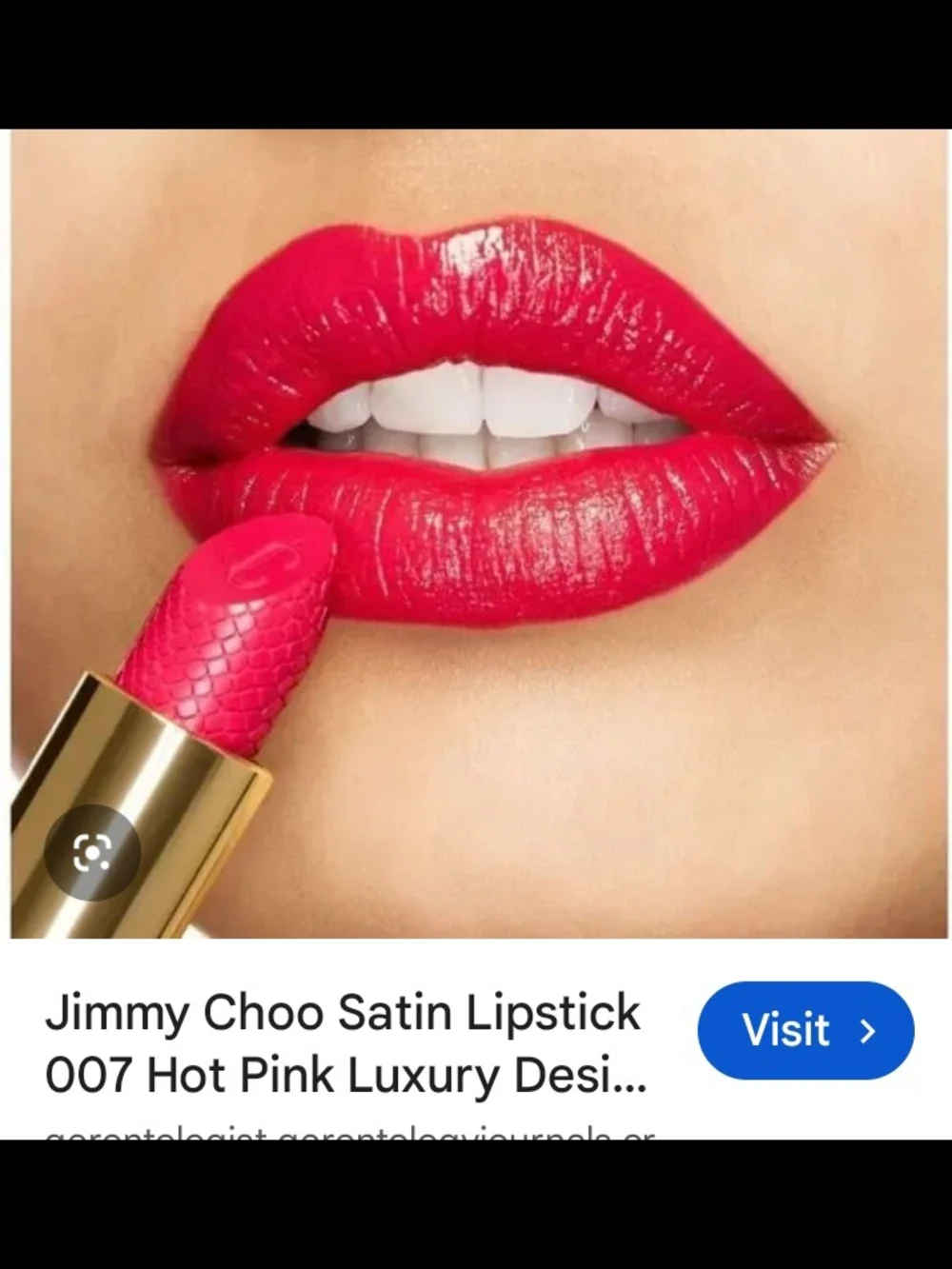Jimmy Choo | Makeup | Jimmy Choo Satin Lipstick 07 Hot Pink Bnib | Poshmark